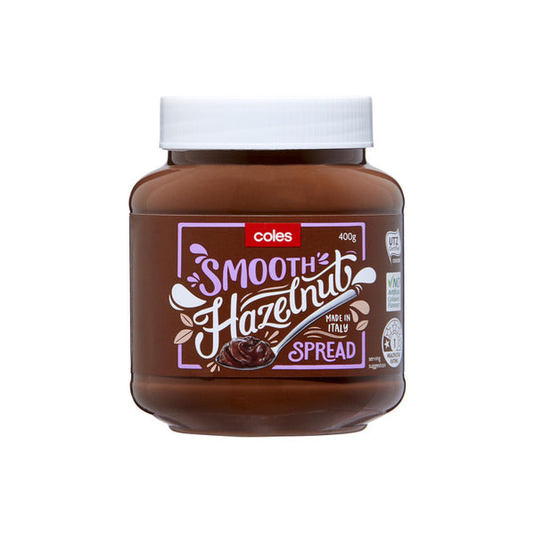 Coles Hazelnut Smooth Spread | 400g – Shop & Dispatch