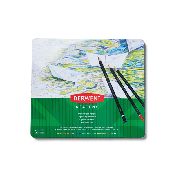 Derwent Academy Watercolour Pencils 24 Pack – Shop & Dispatch
