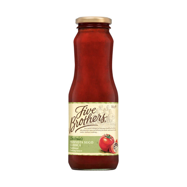 Five Brothers Provvista Sugo Classica Pasta Sauce | 700g – Shop & Dispatch