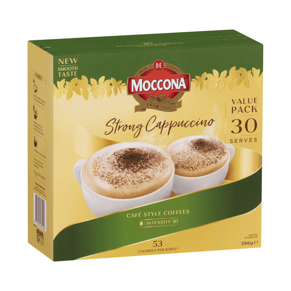Moccona Cafe Classics Strong Cappuccino Sachets | 30 pack – Shop & Dispatch