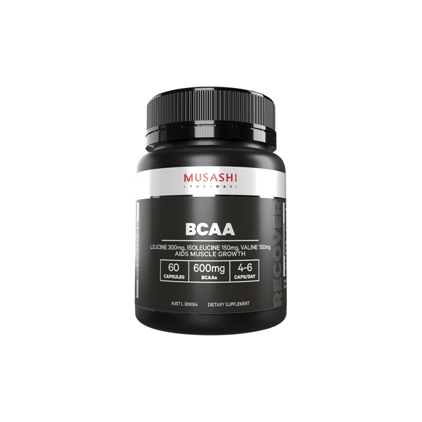 Musashi BCAA 60 Capsules – Shop & Dispatch