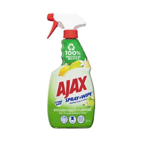 Ajax Spray N Wipe Kitchen Stone Safe Cleaner Trigger Pack | 500mL ...