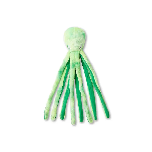 All Day Plush Octopus Dog Toy Green L – Shop & Dispatch