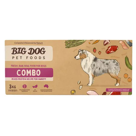 Big Dog Barf Combo Dog Patties 3kg – Shop & Dispatch