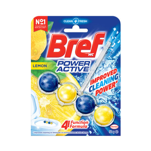 Bref Power Active Toilet Cleaner Lemon | 50g – Shop & Dispatch