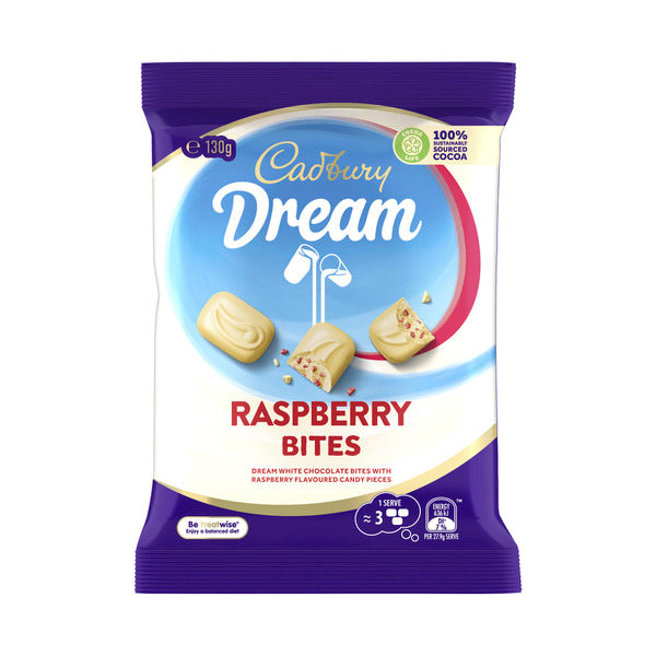 Cadbury Dream Raspberry Chocolate Bites | 130g – Shop & Dispatch