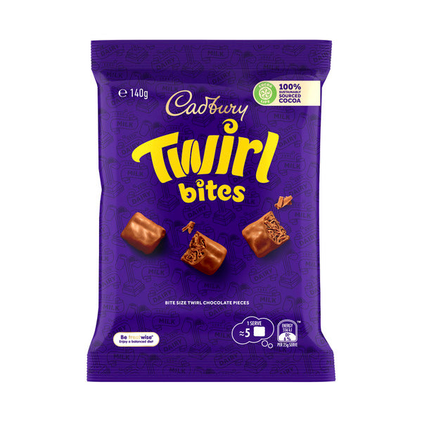 Cadbury Twirl Chocolate Bites | 140g – Shop & Dispatch