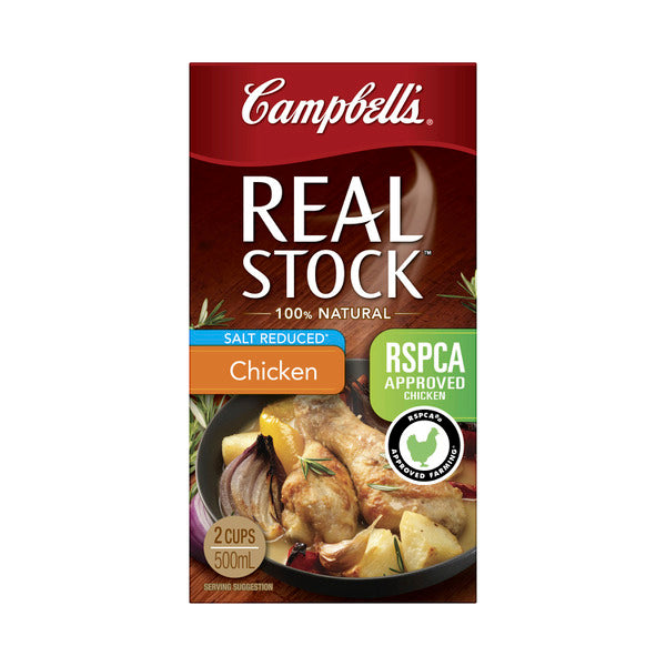 Campbell's Real Stock Chicken Stock Salt Reduced | 500mL – Shop & Dispatch