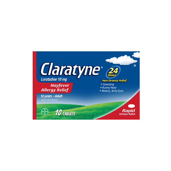 Claratyne Hayfever Allergy Relief Non Drowsy 10 Tablets – Shop & Dispatch