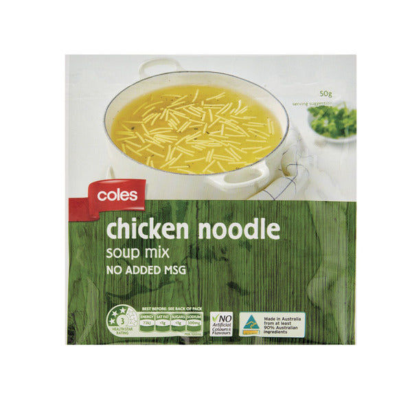 Coles Chicken Noodle Soup | 50g – Shop & Dispatch