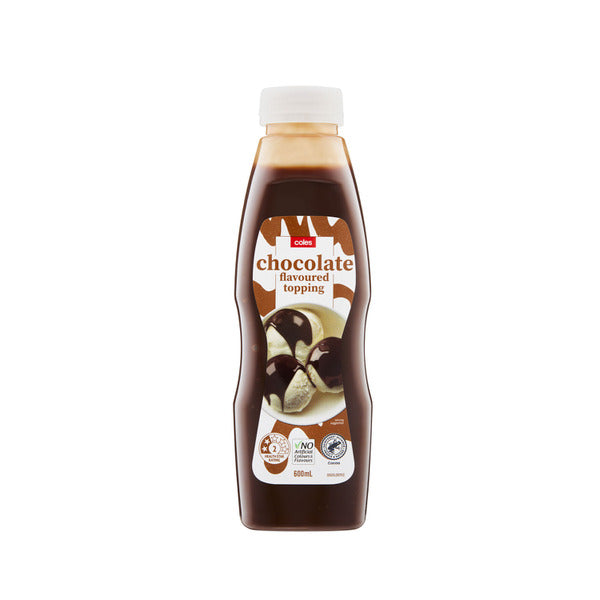 Coles Chocolate Flavoured Topping | 600mL – Shop & Dispatch