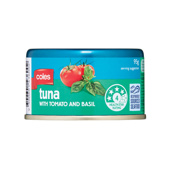 Coles Tuna Tomato & Basil | 95g – Shop & Dispatch
