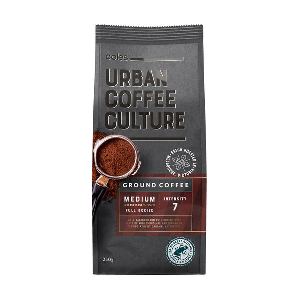 Coles Urban Coffee Culture Medium Roast Ground | 250g – Shop & Dispatch