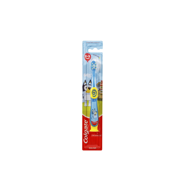 Colgate Kids Junior Bluey Manual Toothbrush for Children 2-5 Years 1 P ...