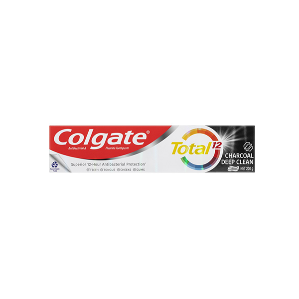 Colgate Total Charcoal Deep Clean Antibacterial Toothpaste 200g – Shop ...