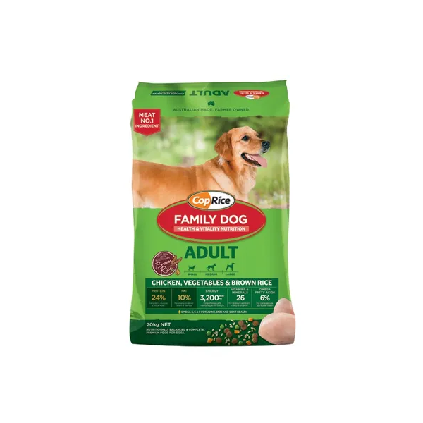 CopRice Family Dog Adult Chicken Dog Food 20kg – Shop & Dispatch