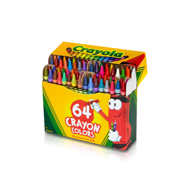 Crayola Crayon Box with Sharpener 64 Pack – Shop & Dispatch