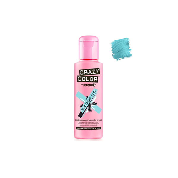 Crazy Color Semi Permanent Bubblegum Blue #063 100ml – Shop & Dispatch