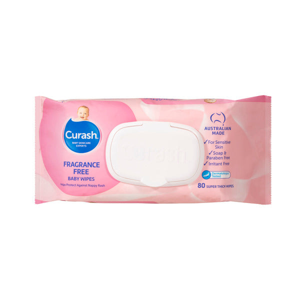 Curash Baby care Fragrance Free 80 Baby Wipes | 1 pack – Shop & Dispatch