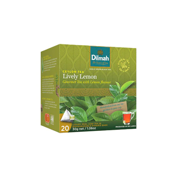 Dilmah Lively Lemon Leaf Tea Bags | 20 pack – Shop & Dispatch