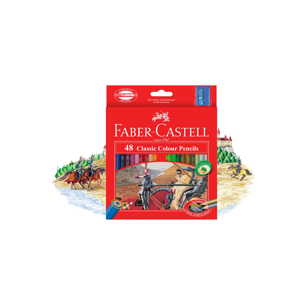 Faber-Castell Colour Pencils 48 Pack – Shop & Dispatch