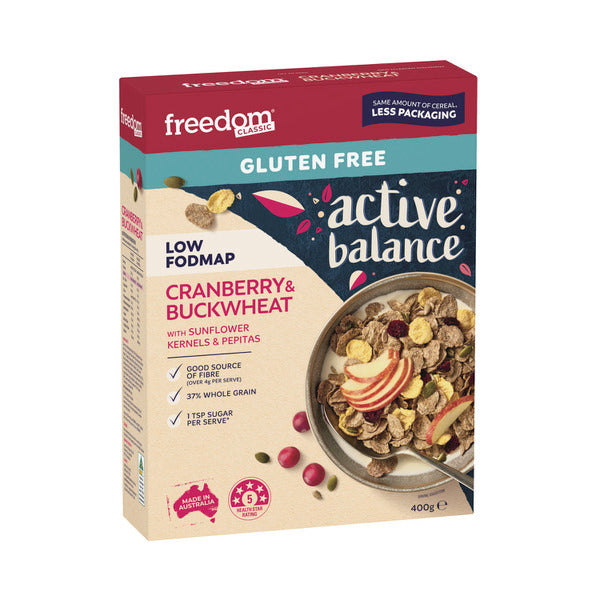 Freedom Classic Active Balance Cranberry & Buckwheat Cereal | 400g ...