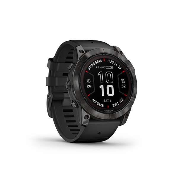 Garmin fenix® 7X Pro Sapphire Solar Edition Carbon Grey Titanium with ...
