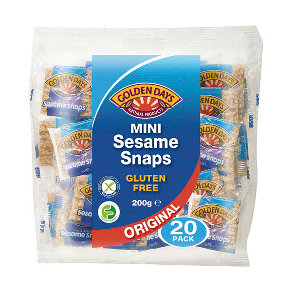 Golden Days Mini Sesame Snaps Gluten Free | 200g – Shop & Dispatch