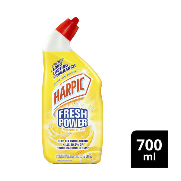 Harpic Fresh Power Toilet Cleaner Sparkling Citurs | 700mL – Shop ...