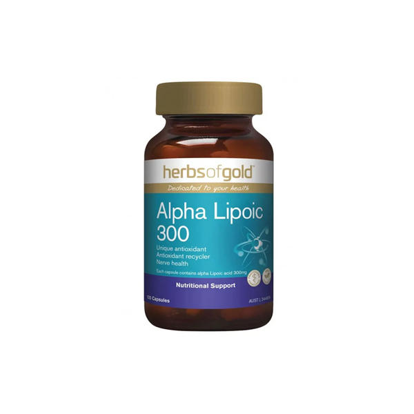 Herbs of Gold Alpha Lipoic 300 120 Capsules – Shop & Dispatch