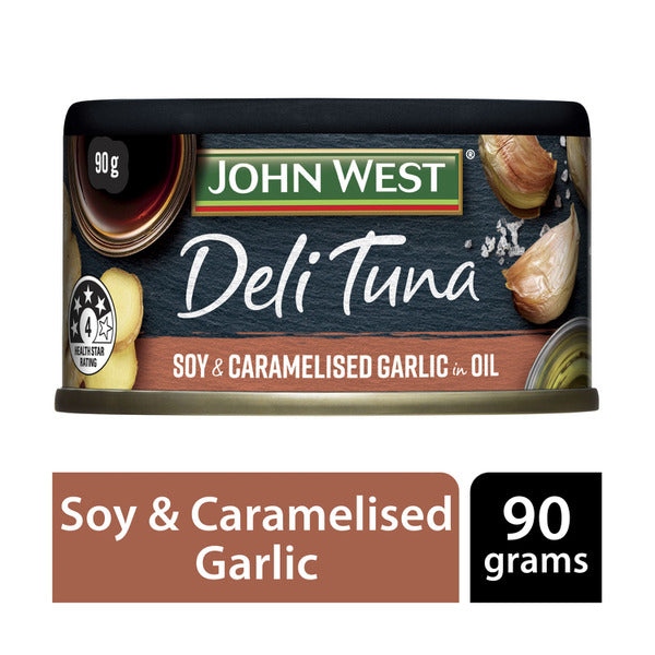 John West Soy & Caramelised Garlic In Oil Deli Tuna | 90g – Shop & Dispatch