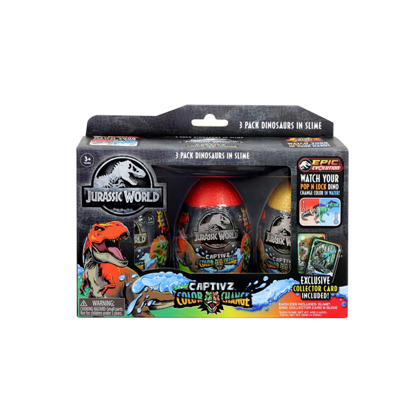 Jurassic World Captivz Color Change Dinosaur Egg - 3 Pack – Shop & Dispatch