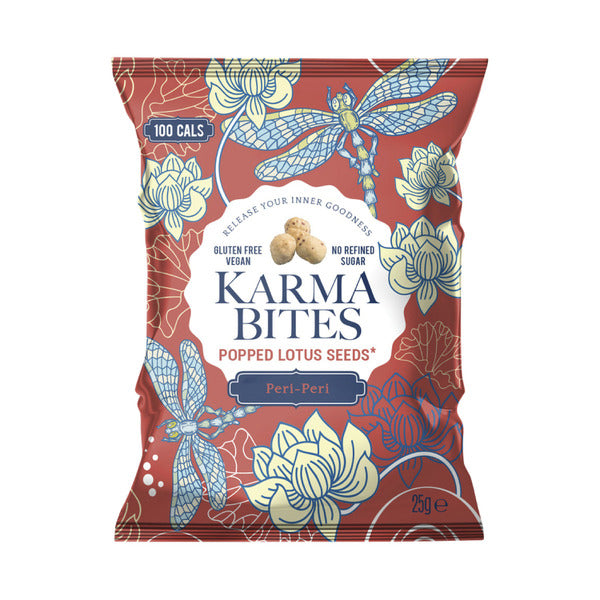 Karma Bites Popped Lotus Seeds Peri Peri | 25g – Shop & Dispatch