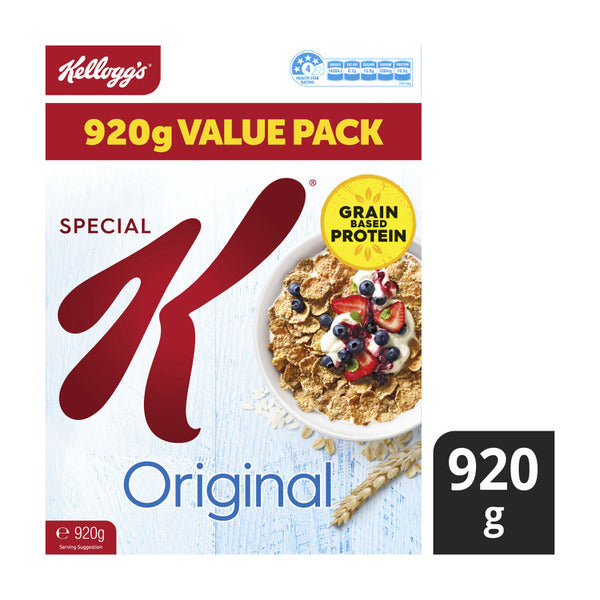Kellogg's Special K Original Breakfast Cereal with Grain Based Protein ...
