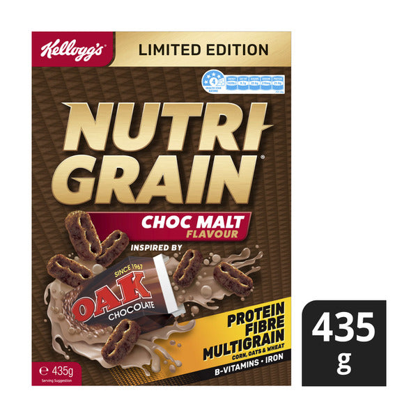 Kelloggs Nutri-Grain Oak Choc Malt | 435g – Shop & Dispatch