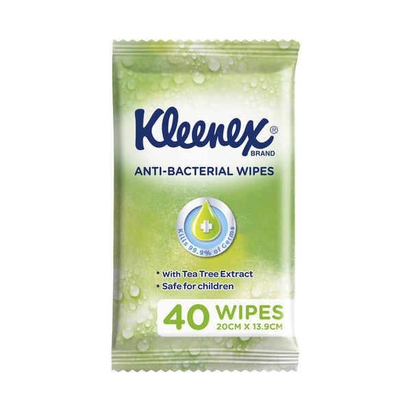 Kleenex Anti-Bacterial To-Go Wipes | 40 pack – Shop & Dispatch