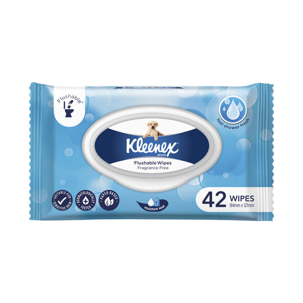 Kleenex Flushable Wipes Unscented | 1 pack – Shop & Dispatch