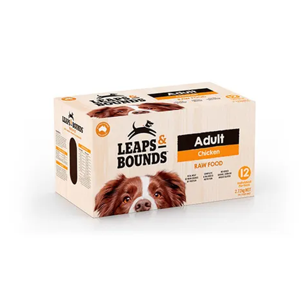 Leaps & Bounds Barf Chicken Dog Patties 2.72kg – Shop & Dispatch