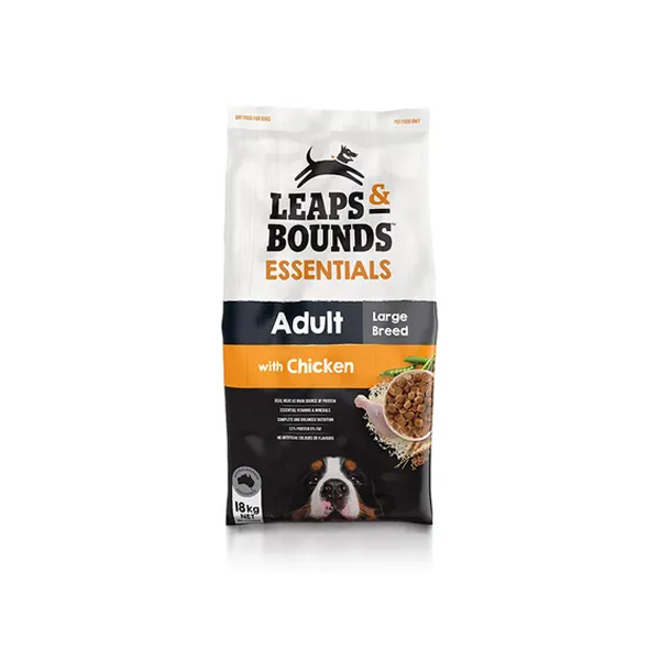 Leaps & Bounds Chicken Large Breed Adult Dog Food 18kg – Shop & Dispatch