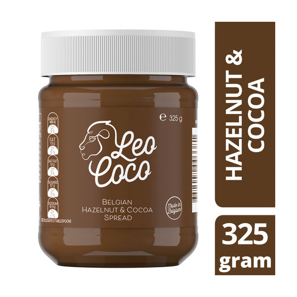 Leo Coco Belgian Milk Chocolate & Hazelnut Spread | 325g – Shop & Dispatch