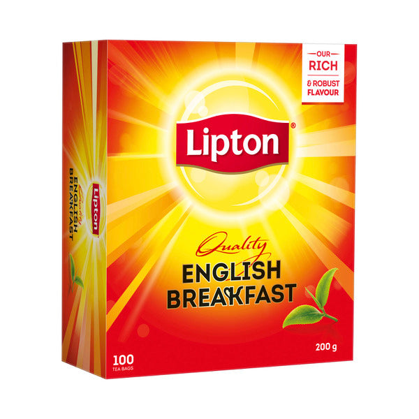 Lipton English Breakfast Black Tea Bags | 100 pack – Shop & Dispatch
