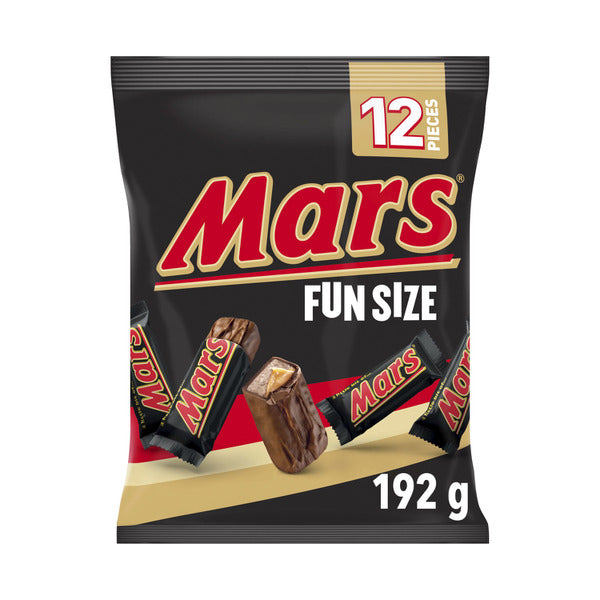 Mars Chocolate Fun Size Share Bag 12 pieces | 192g – Shop & Dispatch