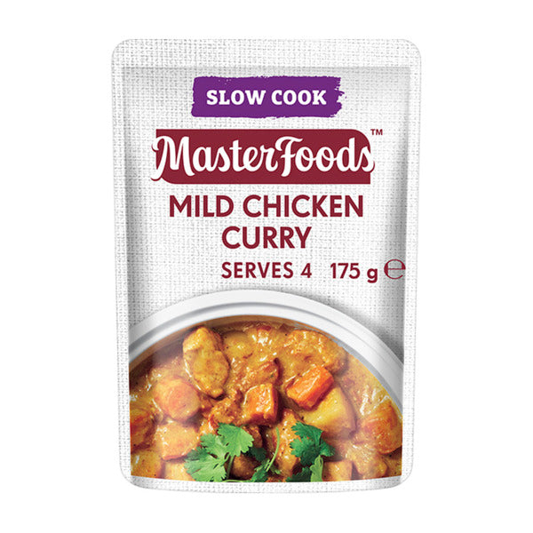 MasterFoods Slow Cooker Mild Chicken Curry Recipe Base | 175g – Shop ...