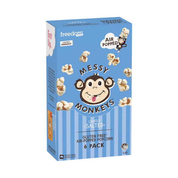 Messy Monkeys Popcorn Lightly Salted 6X13g | 78g – Shop & Dispatch