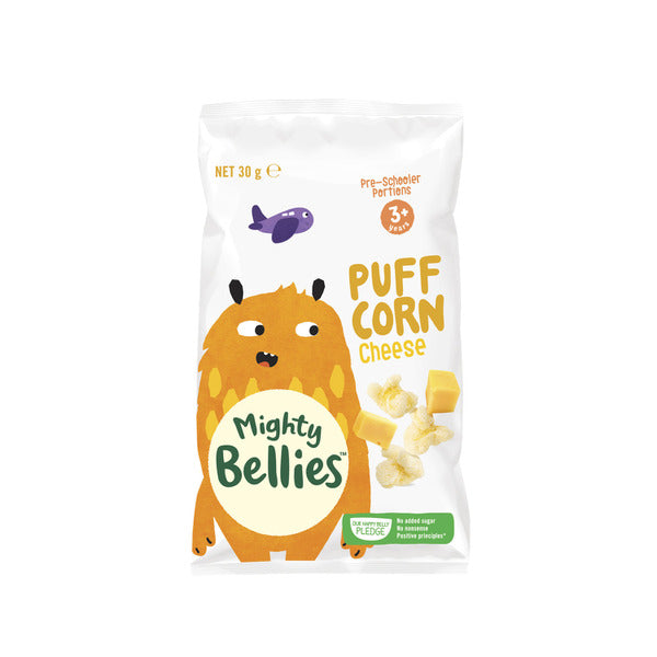 Mighty Bellies Puffcorn Cheese Flavoured | 30g x 2 Pack – Shop & Dispatch