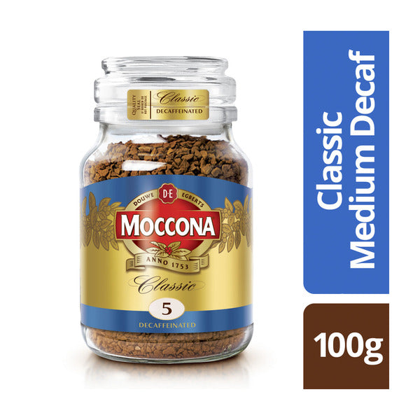 Moccona Classic Medium Decaffeinated Instant Coffee | 100g – Shop ...