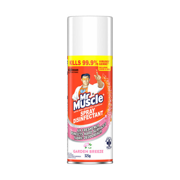 Mr Muscle Disinfectant Spray Air Freshener Garden Breeze | 325g – Shop ...