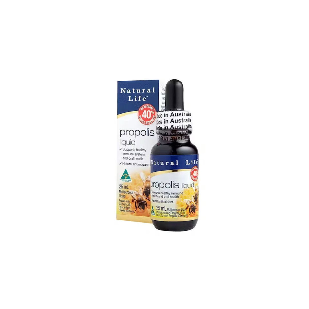 Natural Life Propolis Liquid 40% No Alcohol 25ml – Shop & Dispatch
