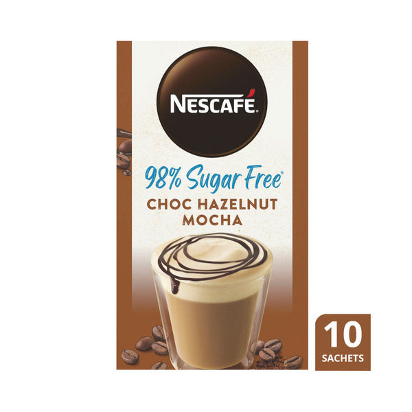 Nescafe Gold 98% Sugar Free Chocolate Hazelnut Mocha Sachets | 10 pack ...