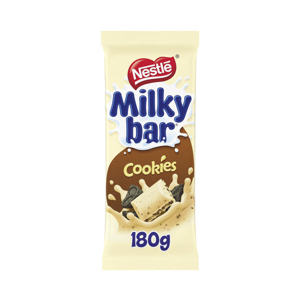 Nestle Milkybar with Baked Cookies Chocolate Block | 180g – Shop & Dispatch